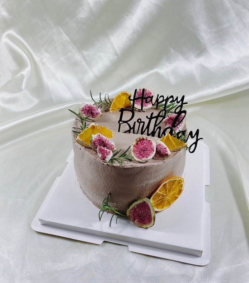果 森林 生日蛋糕 客製 造型 翻糖 母親節 女友款 6吋 面交 - 設計館 GJ.cake 蛋糕/甜點 - Pinkoi