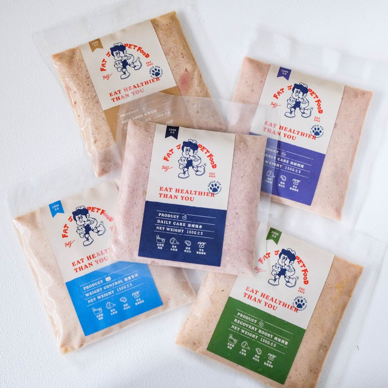 貓咪舒肥主食 20包優惠組 150g/包 - 設計館 Fat J Pet Food 寵物舒肥鮮食 貓/狗罐頭/鮮食 - Pinkoi