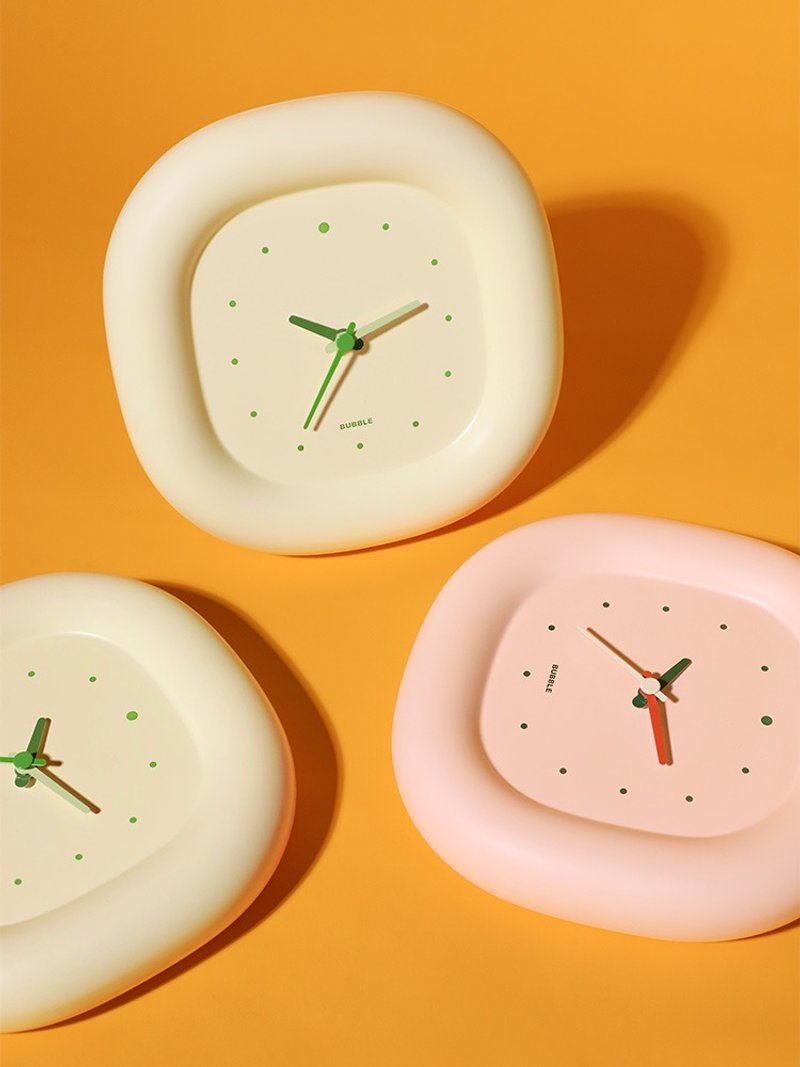 泡泡時鐘 壁掛桌面兩用 圓潤細膩 - 設計館 MUID 官方授權 時鐘/鬧鐘 - Pinkoi