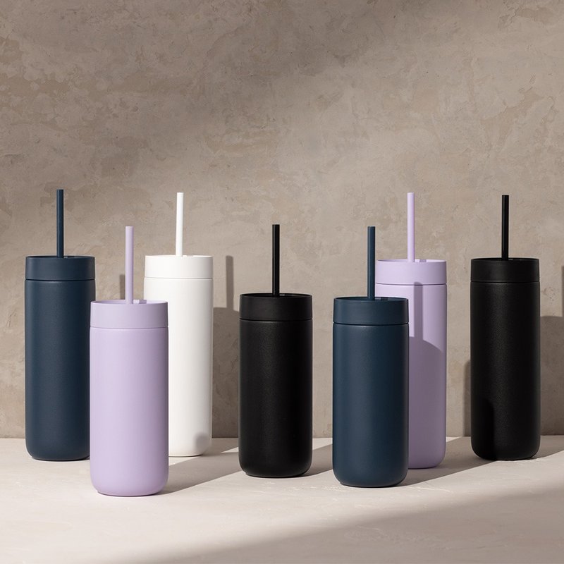 【FELLOW】CARTER COLD 卡特陶瓷咖啡保冰吸管杯 474ml / 16oz - 設計館 FELLOW × HOLOHOLO x AIMIA 愛米雅 杯子 - Pinkoi