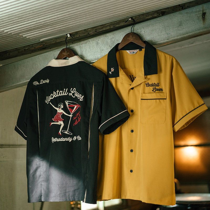 Cocktail Lover - 設計館 Retrodandy 男襯衫/休閒襯衫 - Pinkoi