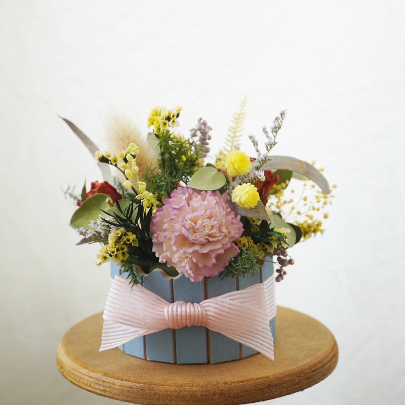 【母親節禮物】Zakka風自然花園桌花 - 設計館 SUN 風格花物 乾燥花/永生花 - Pinkoi