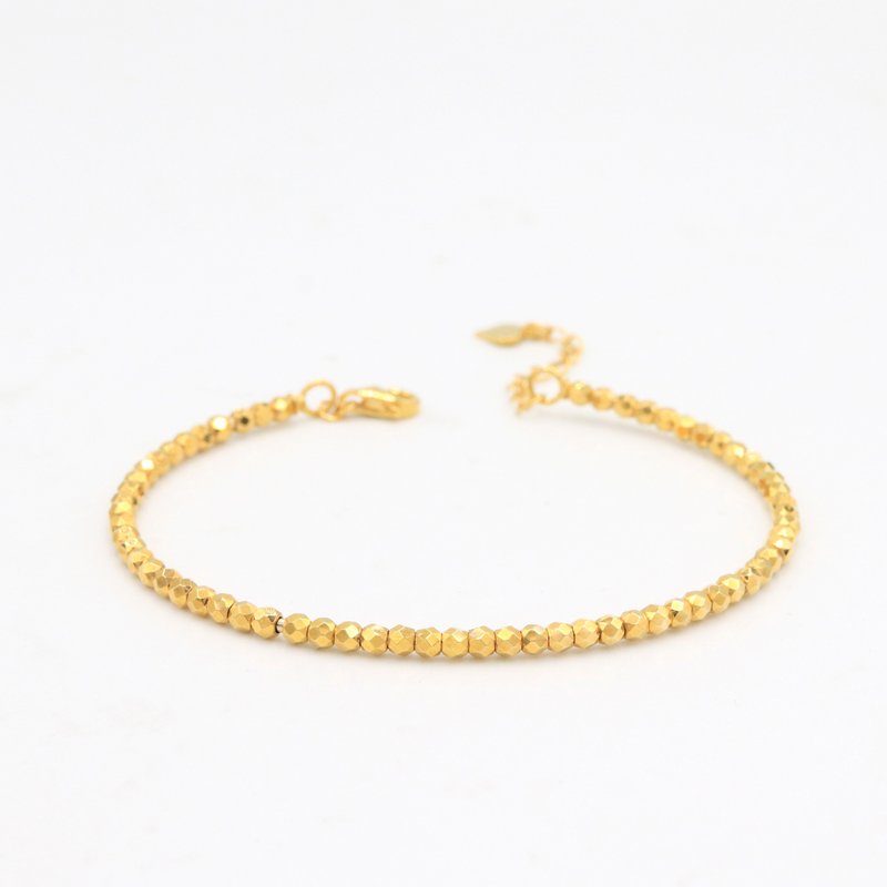 Kimura Light Jewelry/ 18K Gold/ Sugar String Bracelet 18K Gold Bracelet - สตูดิโอ kimuragold ...
