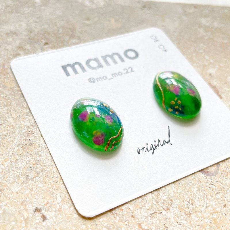 in my dream 【Compatible with metal allergies】 - 設計館 mamo22 耳環/耳夾 - Pinkoi