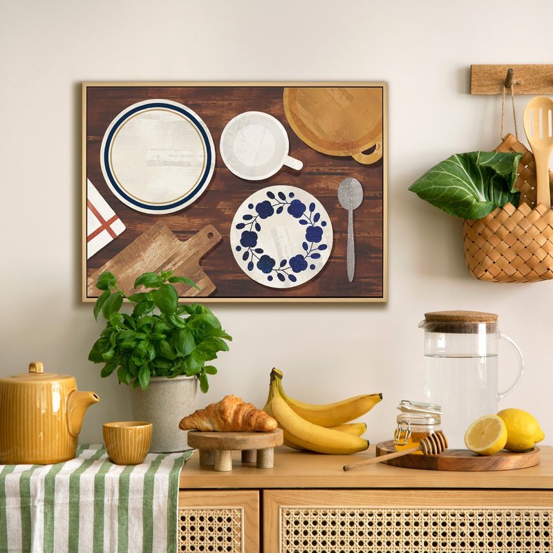 悠閒的早餐II - 復古餐廚掛畫/早餐店裝飾掛畫/廚房裝飾/餐廳擺設 - 設計館 菠蘿選畫所 海報/掛畫/掛布 - Pinkoi