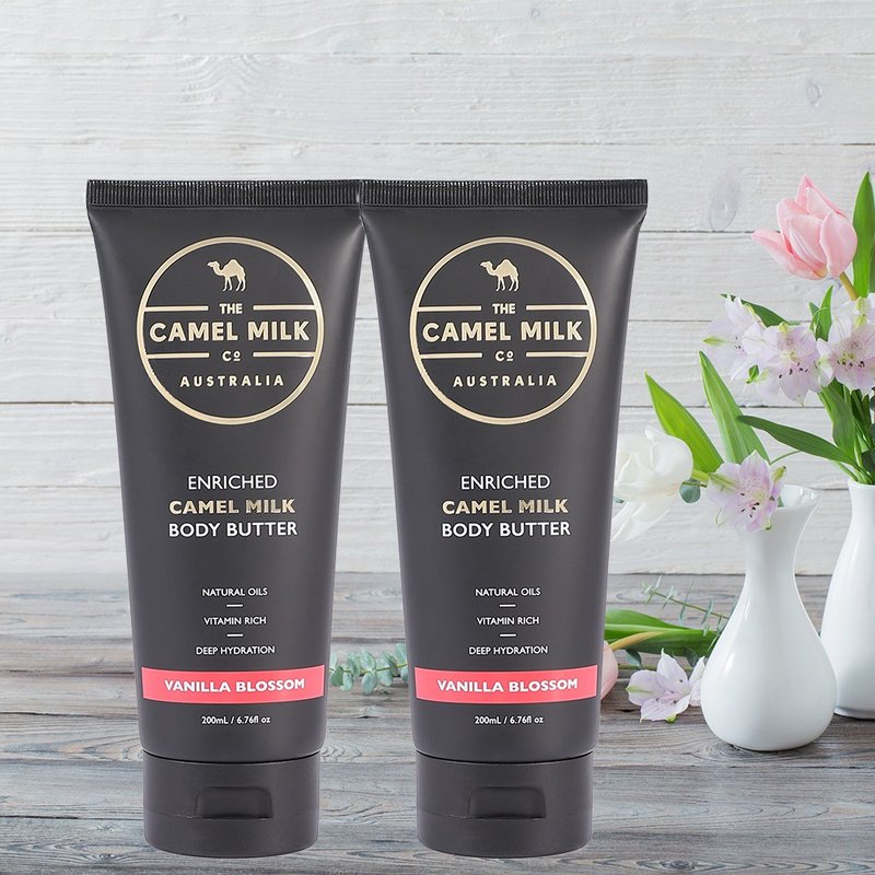 【週年慶組】駱駝奶美體滋養霜超值組 (經典花香x2) 澳洲原裝進口 - 設計館 MUDITA 淬悅 身體乳/按摩油 - Pinkoi