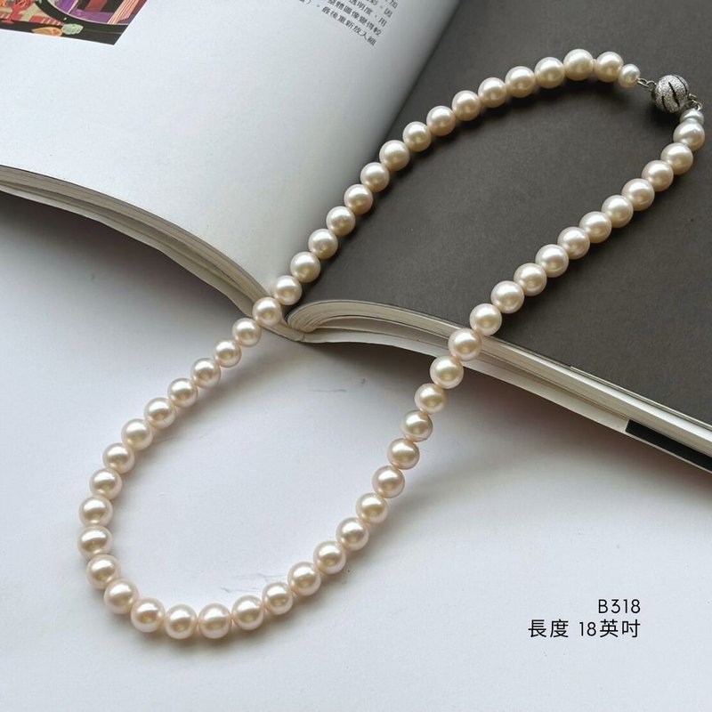 【母親節】珍珠項鍊 | 8mm近正圓珍珠項鍊 禮物 天然珍珠 - 設計館 好石在 | A Good Stone 項鍊 - Pinkoi