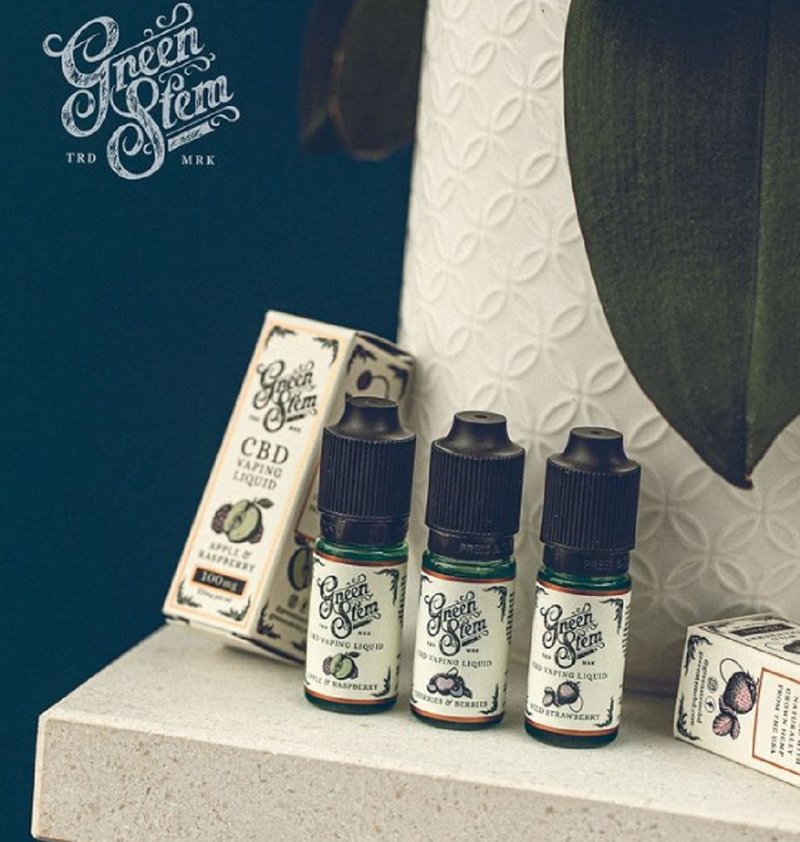英國Green Stem CBD Vape Liquid 250mg/500mg (蘋果及覆盆子味) - 設計館 Nutri Express Online 英國保健及精油專門店 香氛/精油/擴 ...