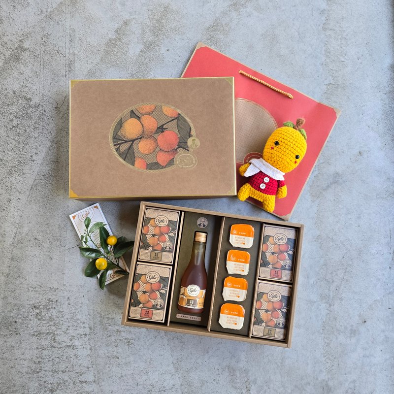Ju Feng gift box L24 (Kumquat series + concentrated juice 270g/Kumquat dipping sauce 380g ...