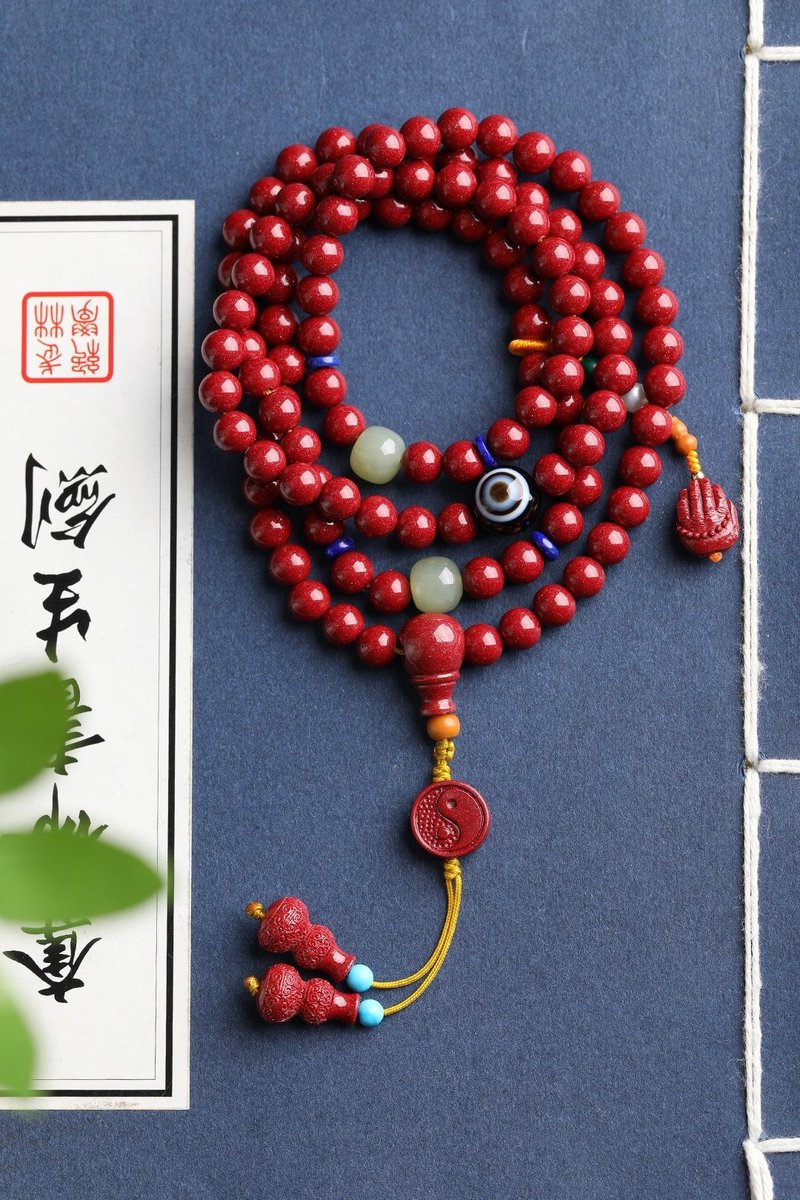 天然原礦硃砂手鍊 紫金砂手串 硃砂含量95%以上 關注領取優惠卷 朵蘭＆Dolan｜手鍊/手環人氣榜 - Pinkoi