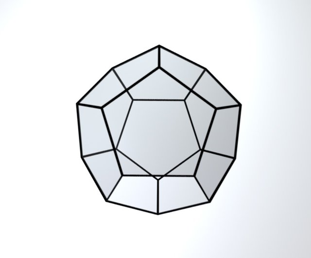 Dodecahedron Coloring Page