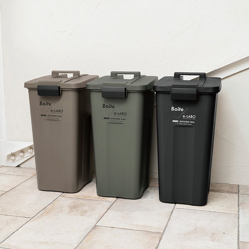 日本 LIV PLUS Boite 按壓式垃圾桶 45L this-this 雜貨研究所｜垃圾桶人氣榜 - Pinkoi