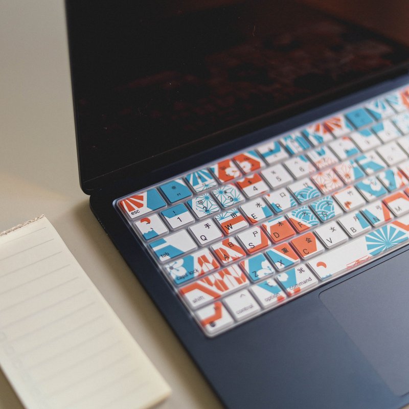 【Keyboard Film】Hexagonal Tile-Mt. Fuji/Red - Shop Hereafter.studio ...