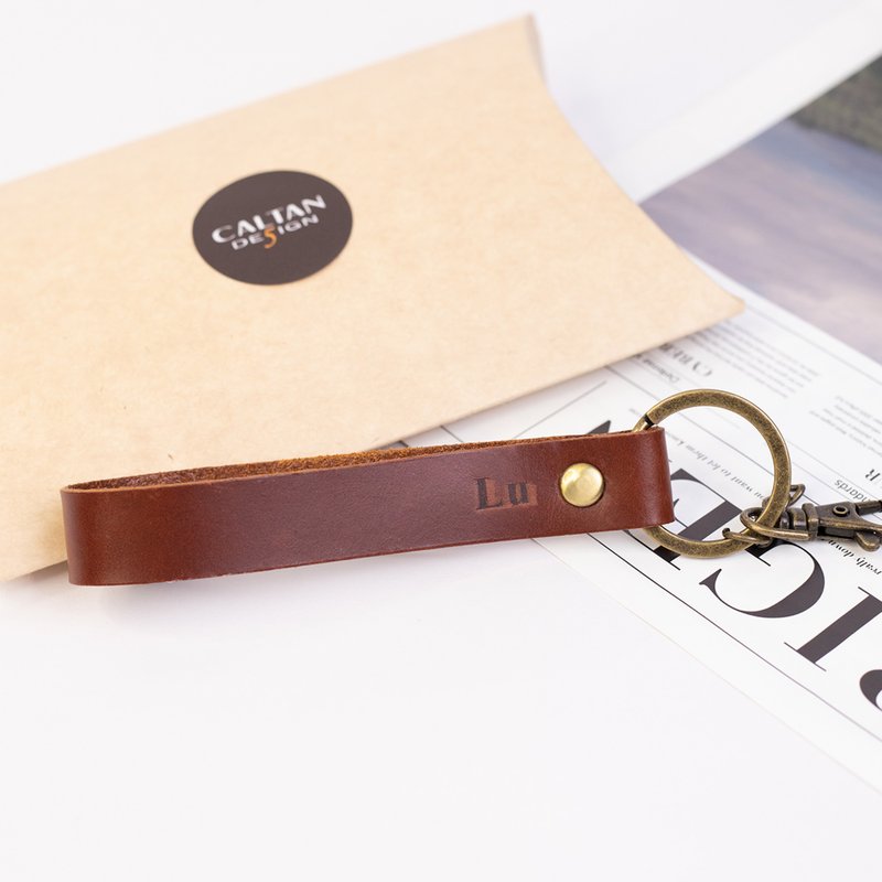 【Pinkoi獨賣】真皮DIY鑰匙圈 免費刻字 客製化簡單DIY 一敲即送 CALTAN DESIGN｜鑰匙圈/鑰匙包人氣榜 - Pinkoi