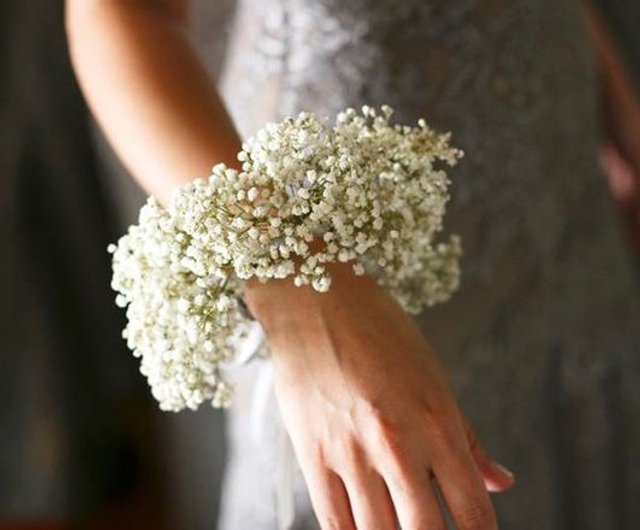 BABYS BREATH CORSAGE Handmade Sterling Silver Bracelet Shop IDYllic Love Bracelets Pinkoi