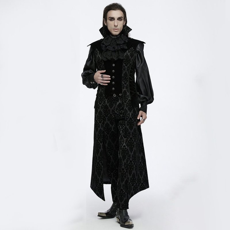 Renaissance Magician Gorgeous Stand Collar Jacket - Shop PUNK RAVE Men's Coats & Jackets - Pinkoi