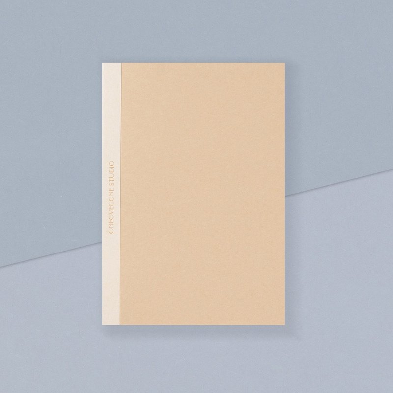 A5 Blank Bachuan Paper Notebook_Milk Tea Color - Shop oneoverone studio ...