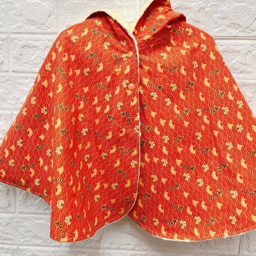 [Tiger Waves] Warm Beanie Cloak Cloak Children's Cloak Blanket - Shop ...