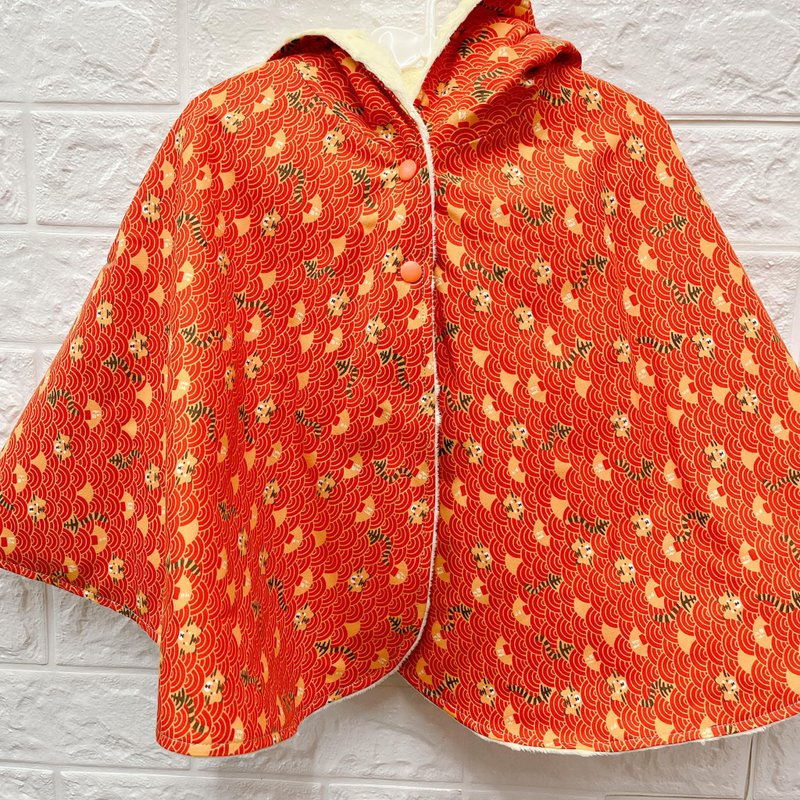 [Tiger Waves] Warm Beanie Cloak Cloak Children's Cloak Blanket - Shop ...