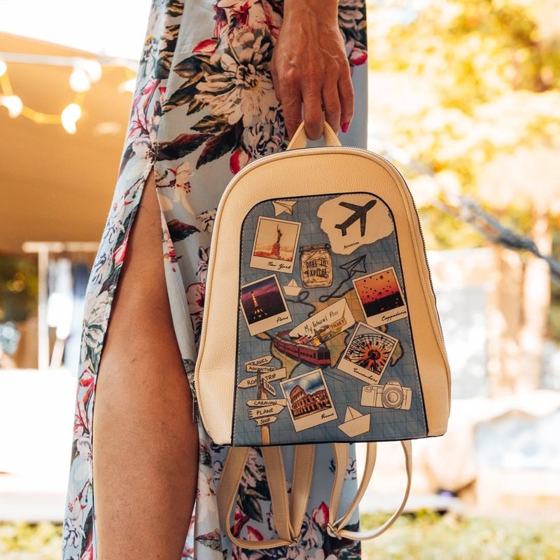 【旅行愛好者禮物】旅行探險白色小背囊/背包 肩背包 再生皮革 Style Your Way (DOGO HK)｜後背包/背包/書包人氣榜 - Pinkoi