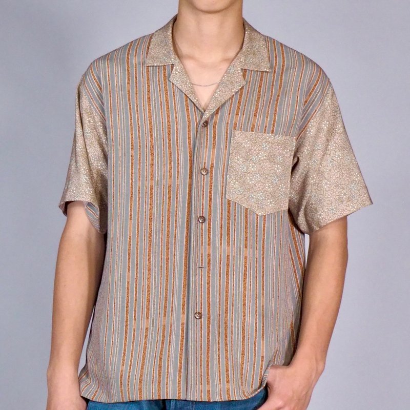 【日本製造】UMUI BLACK LABEL、和服襯衫、獨一無二、開領襯衫 UMUI｜男襯衫/休閒襯衫人氣榜 - Pinkoi