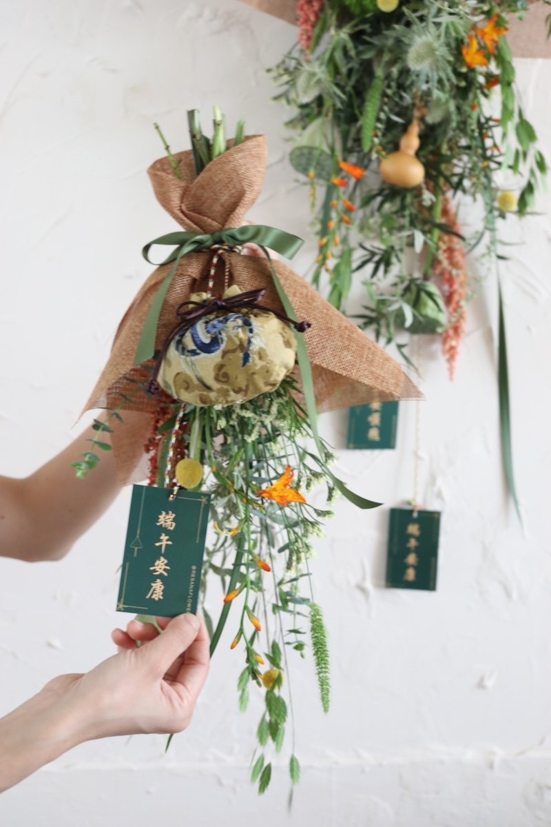 2024 端午花束掛飾 小品款材料包 Resana Flower 芮妠花藝｜擺飾/家飾品人氣榜 - Pinkoi