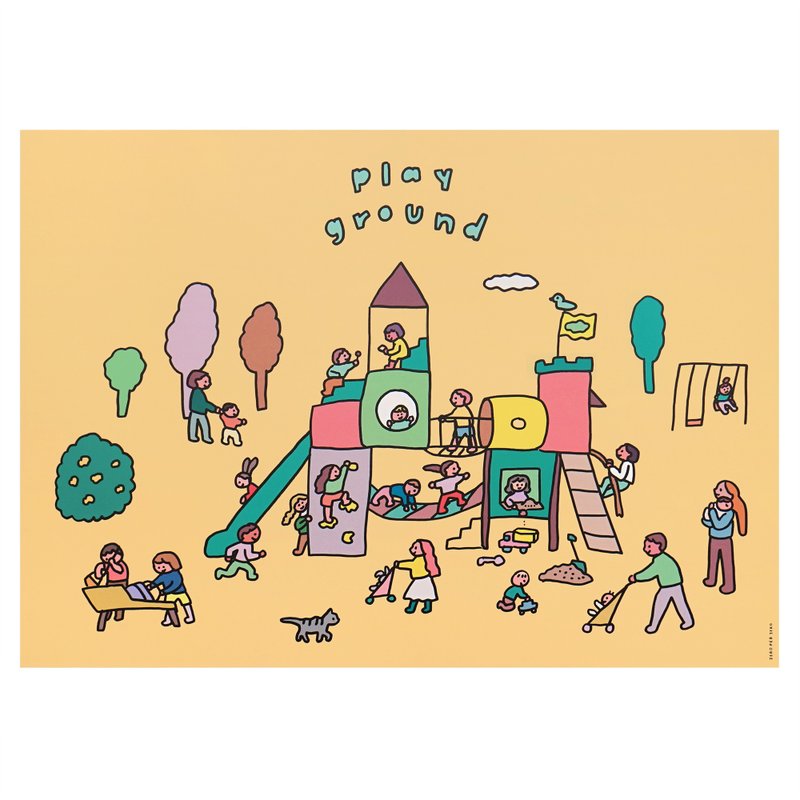 A3海報 遊樂場 zero per zero 台灣代理｜海報/掛畫/掛布人氣榜 - Pinkoi