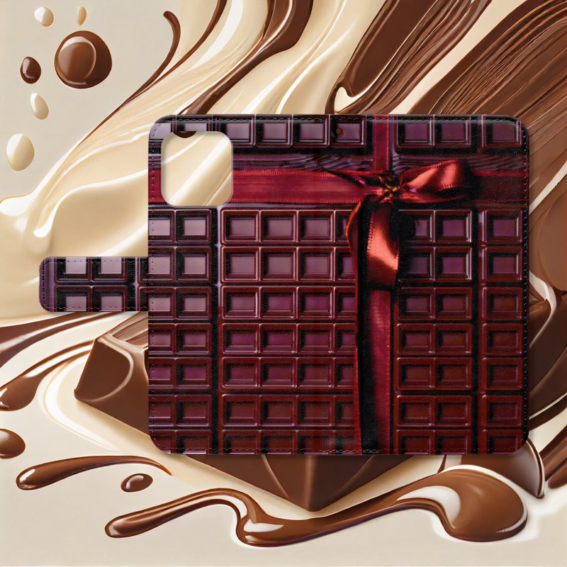 [Pinkoi exclusive] Chocolate Temptation Wallet-style Smartphone Case [9] Compatible with all ...