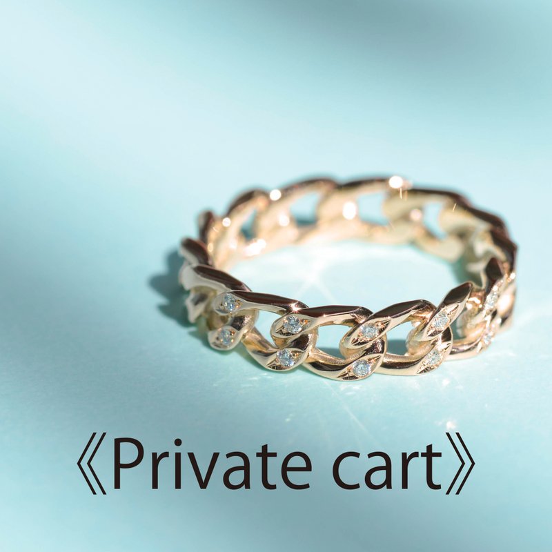 Ting's private cart / K14PG×Diamond 0.05ct Chainon ECETY Jewelry｜戒指人氣榜 - Pinkoi