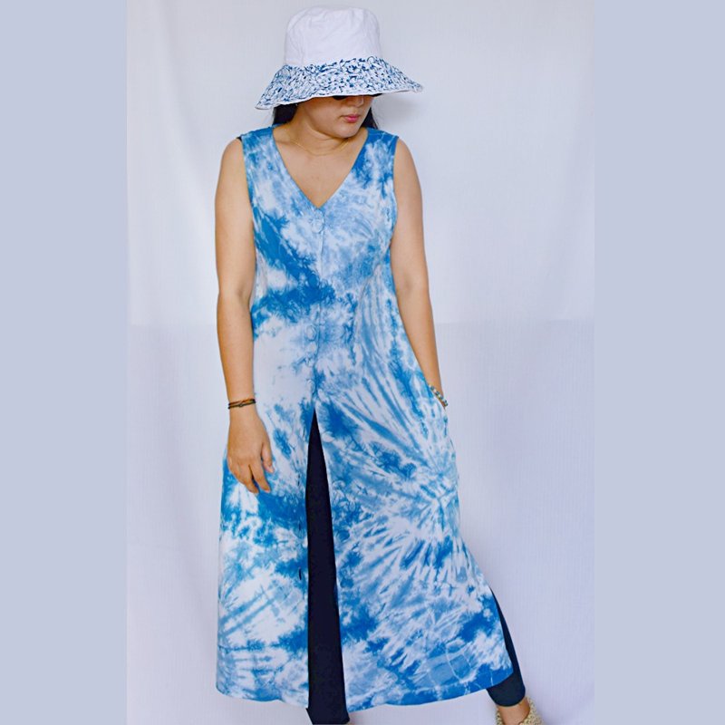 Dress V Neck Sleeveless - HOMRAK HOMRAK｜洋裝/連身裙人氣榜 - Pinkoi