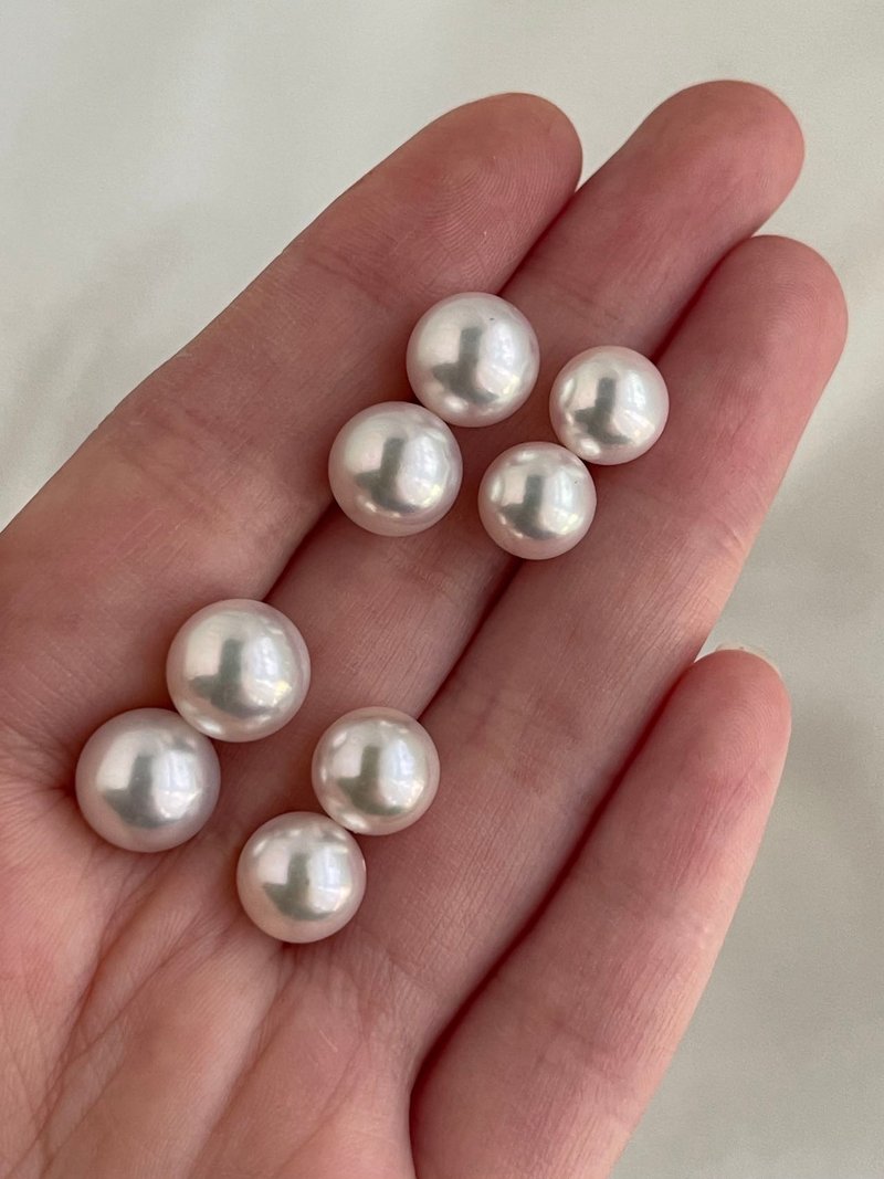 Japan Direct Earrings, Pearl Earrings, Super Large Size, Made in Japan ...