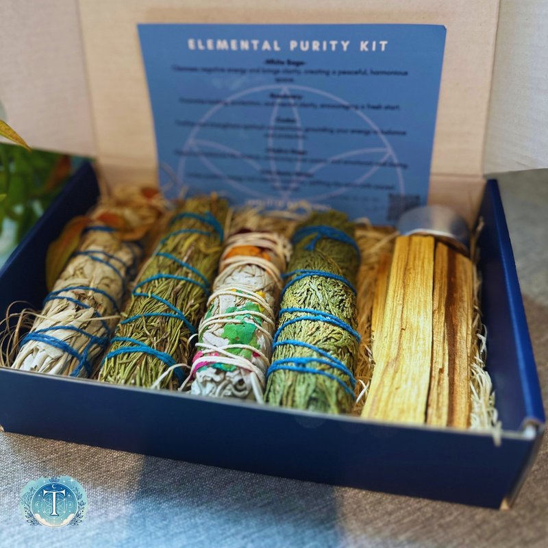 Elemental Purity Kit – White Sage, Rosemary, Cedar, Palo Santo (from ...