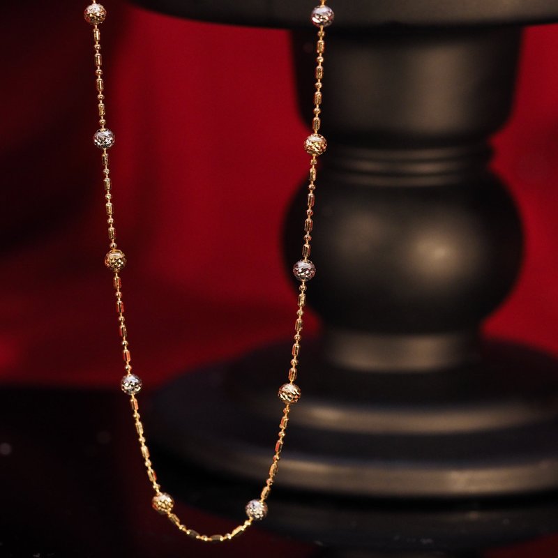 18K金金屬球項鏈 18K Gold The Metallic Ball Necklace IRIZA Jewellery｜項鍊人氣榜 - Pinkoi