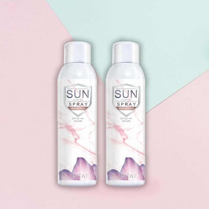 冰鎮防曬噴霧SPF50 360度零死角 藍風鈴x2入 UNICAT 變臉貓｜其他人氣榜 - Pinkoi