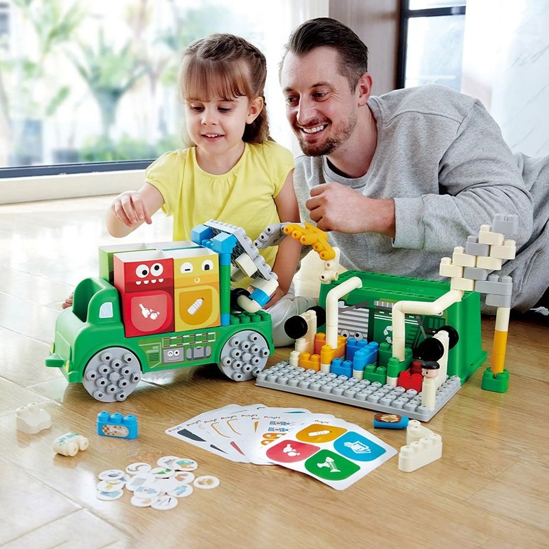 德國PolyM 垃圾分類卡車積木組 德國PolyM｜寶寶/兒童玩具/玩偶人氣榜 - Pinkoi