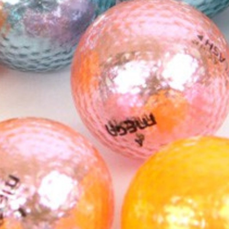 【MEGA GOLF】Colorful golf hardcover version 4 pieces exchange gift golf ...