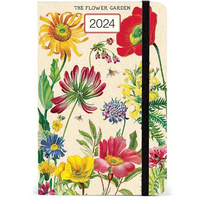 Cavallini & Co. 2024 週計畫手帳本_花園 (A6) Cavallini & Co. 台灣經銷｜筆記本/手帳人氣榜 - Pinkoi