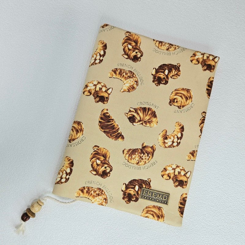 A5尺吋法鬥與可頌的甜蜜約定書衣 FREMD｜書衣/書套人氣榜 - Pinkoi