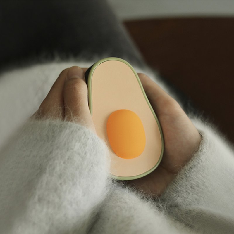 Avocado hand warmer (power bank) Hand warmer and charging 2 in 1 quick heat up in 3 seconds ...