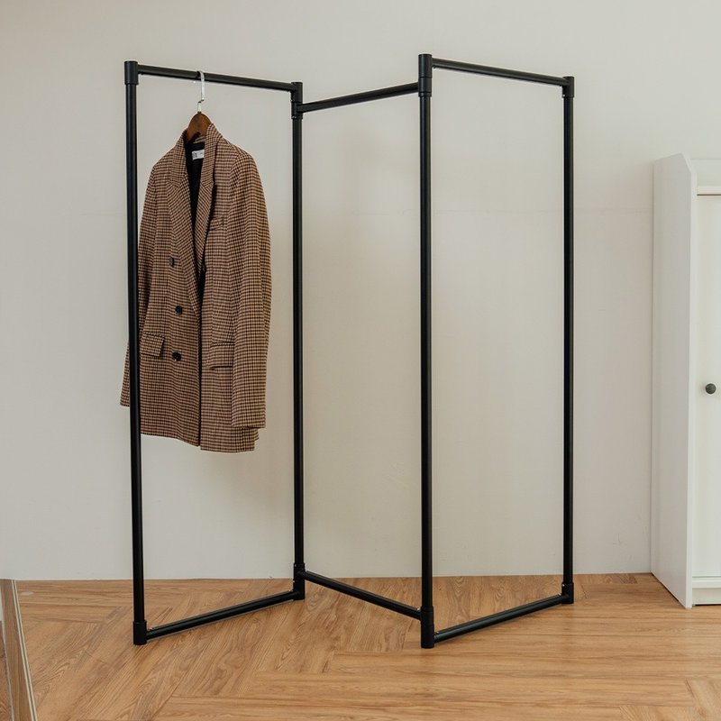 【ikloo】鋁合金三段式百變掛衣架-黑色加高加寬款 ikloo宜酷屋｜衣架/衣帽架/掛勾人氣榜 - Pinkoi