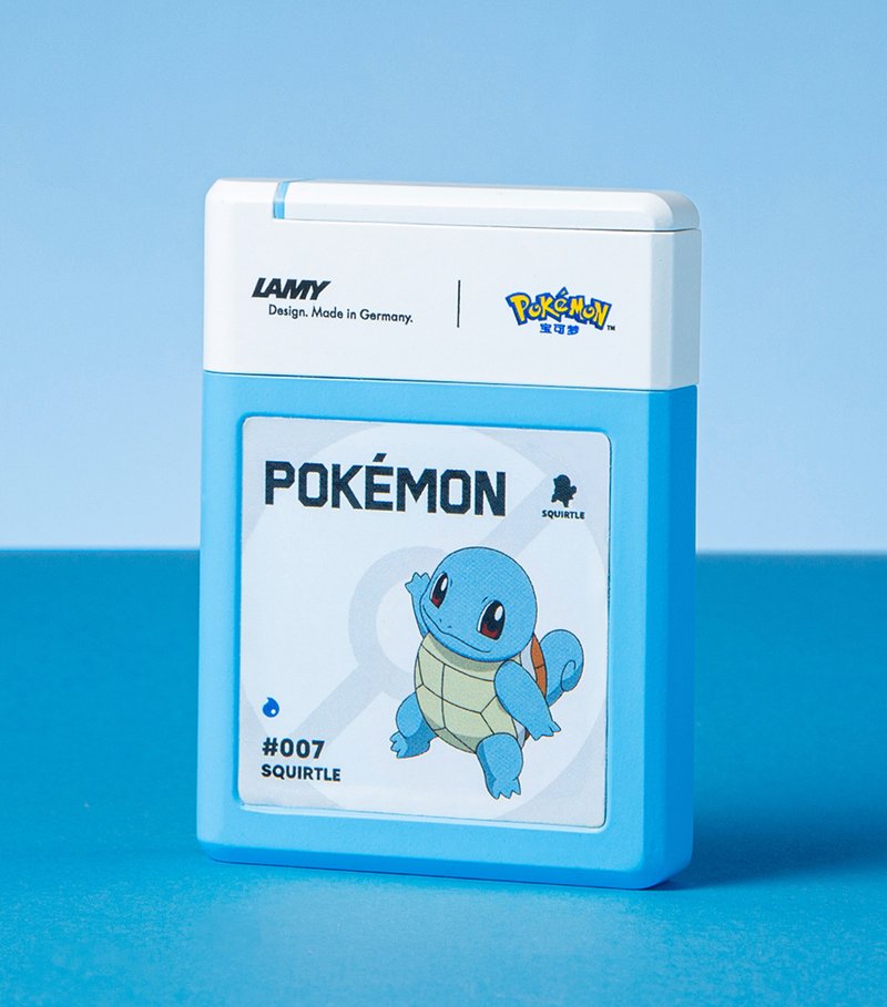 LAMY X POKÉMON / 卡式墨水管黑色 / 聯名限量-傑尼龜 LAMY TAIWAN 官方旗艦館｜墨水/鋼筆墨水人氣榜 - Pinkoi