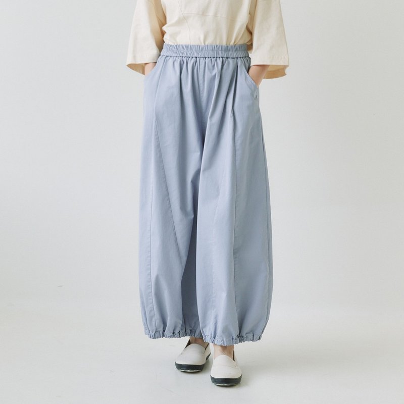 【Simply Yours】花邊縮口氣球褲 灰F Simply Yours｜女長褲人氣榜 - Pinkoi