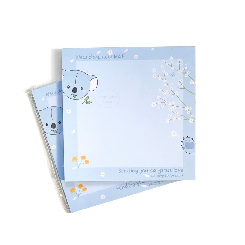 Cute Koala Notepad, Positive Affirmation Notepad, Cute Self-Care ...