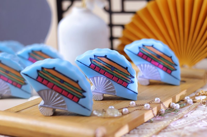 【香港手信】北京故宮藝術造型 扇形手工皂 皂一皂 Alpha Soap｜肥皂/手工皂人氣榜 - Pinkoi