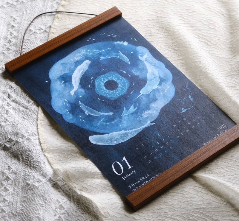 2025自然系掛曆 ( A4 ) – 綻放與消逝 / 贈PVC透卡一張 manting_illustration｜日曆/月曆/年曆人氣榜 - Pinkoi