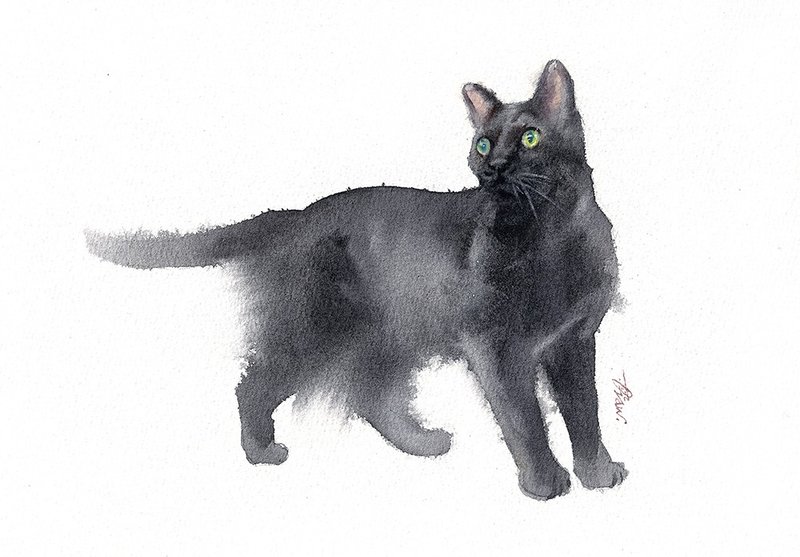 水彩原畫【墨氣】 詞不DA藝｜海報/掛畫/掛布人氣榜 - Pinkoi