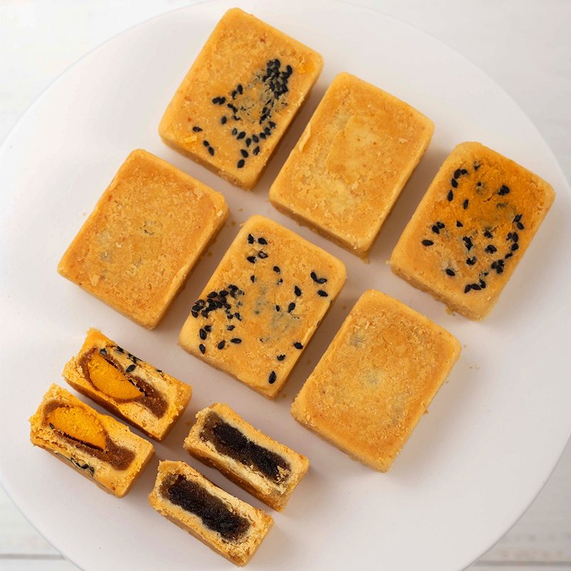 【LS手作甜點】藍帶主廚雙鳳中秋禮盒(12入)(附提袋)x3盒 1212baskets｜蛋糕/甜點人氣榜 - Pinkoi