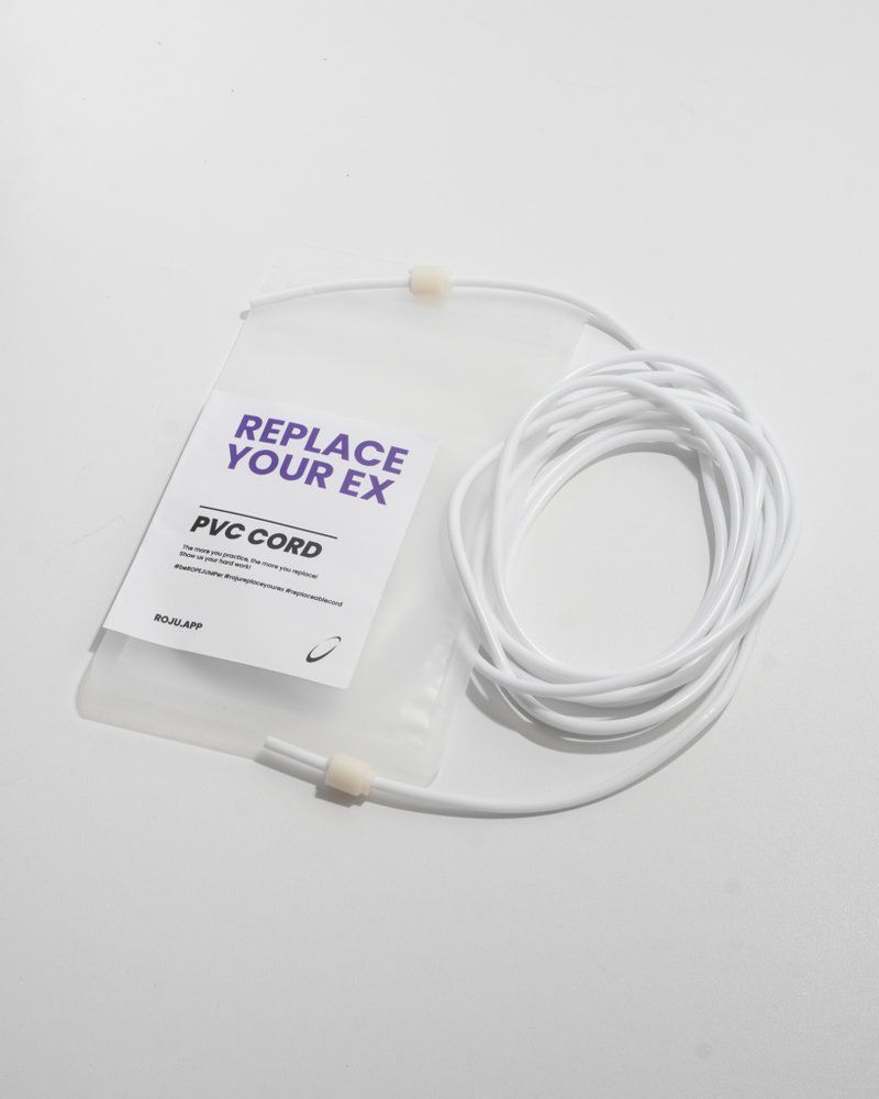 【RYE】跳繩 速度繩 替換PVC繩 (白) ROJU｜運動配件人氣榜 - Pinkoi