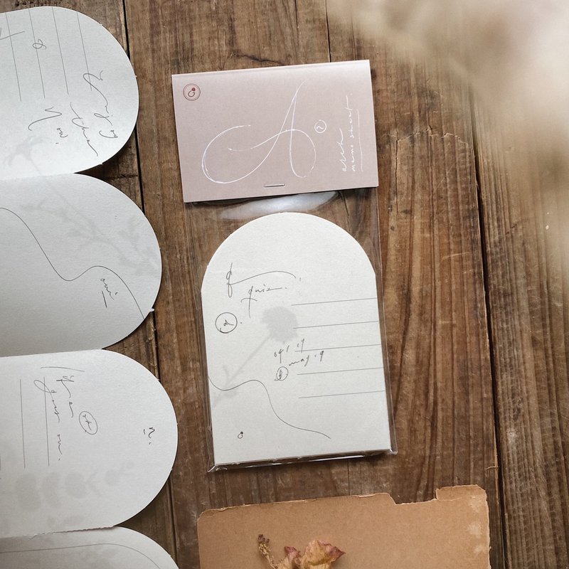 Arch memo sheet. - Shop Mr. Eggplants Sticky Notes & Notepads - Pinkoi