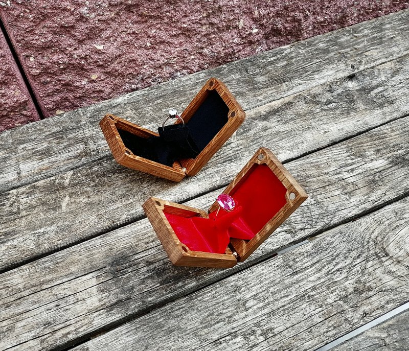 Rotating Ring Box, Engagement Ring Box, Wedding Ring Box, Velvet Ring ...